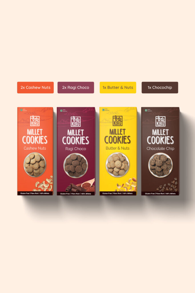 Millet Cookies for Healthy Binge Eating