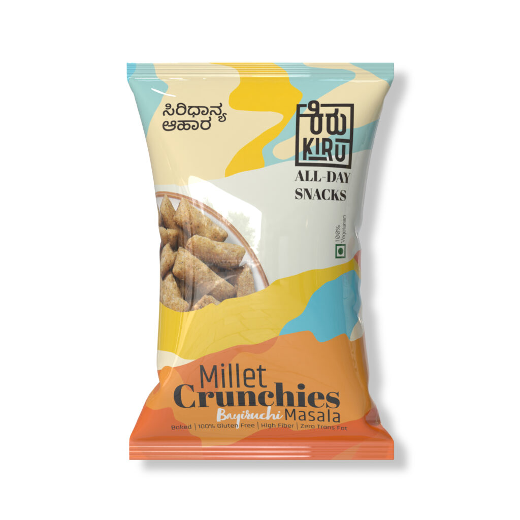 Millet Crunchies Bayiruchi Masala - Baked and Healthy Snacks
