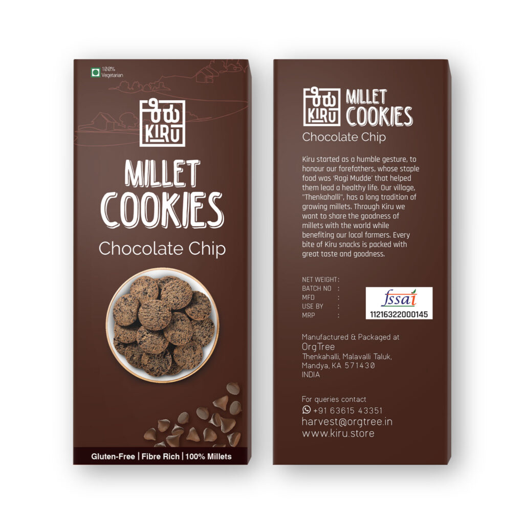Millet Cookies Choco Chip - A Perfect Snack for Any Time of Day