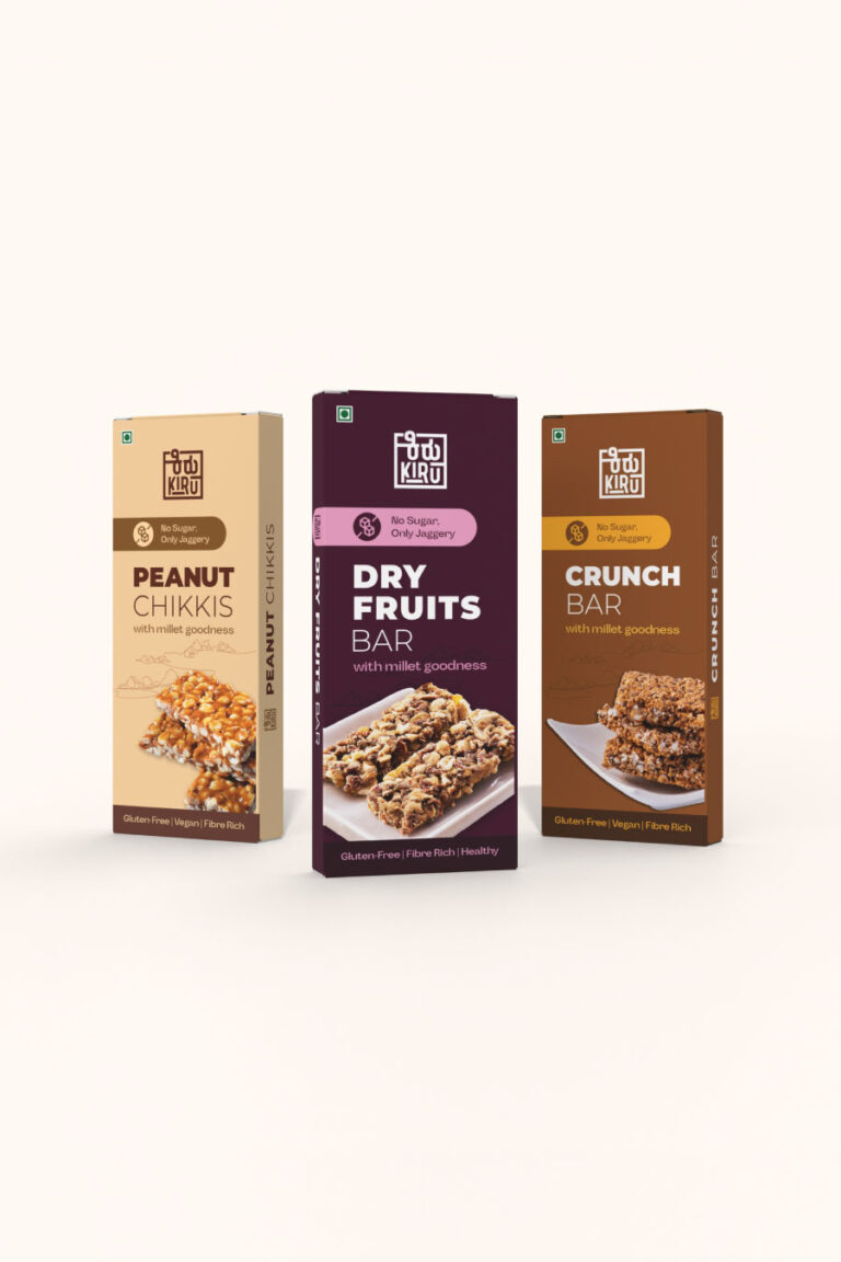 Kiru Millet Bars Combo | Dry Fruits Bar | Chikki Bar | Crunch Bar ...