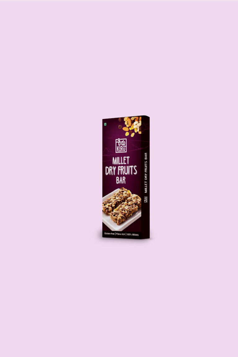 Kiru Millet Dry Fruits Bar | Energy Bar - Kiru: Millet Snacks