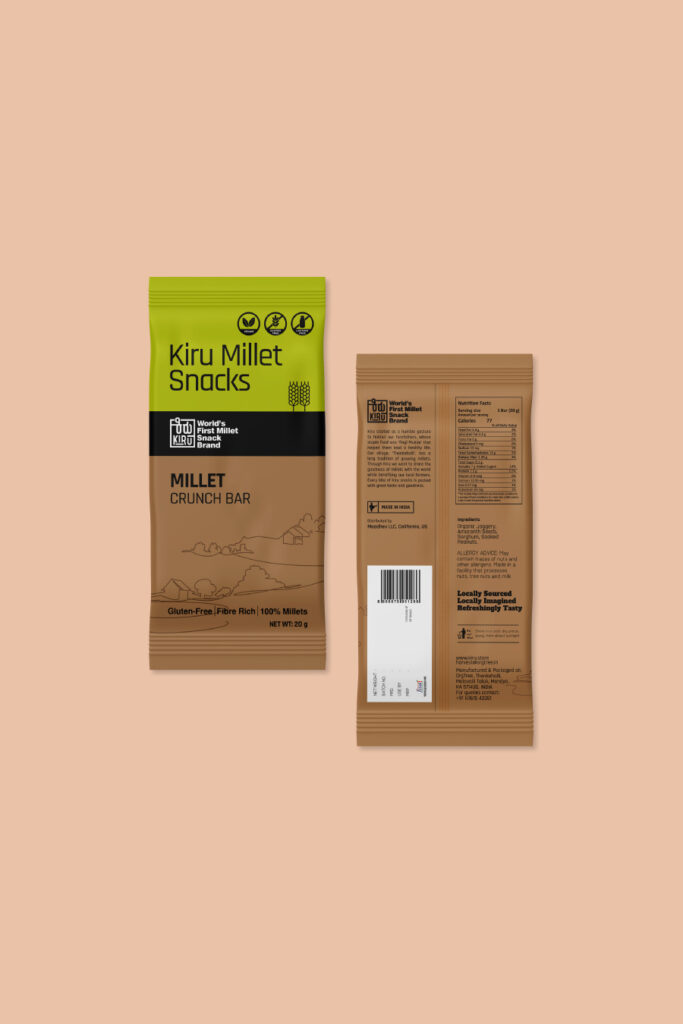 Kiru Premium Millet Bars- Pack of 30 - Kiru: Millet Snacks