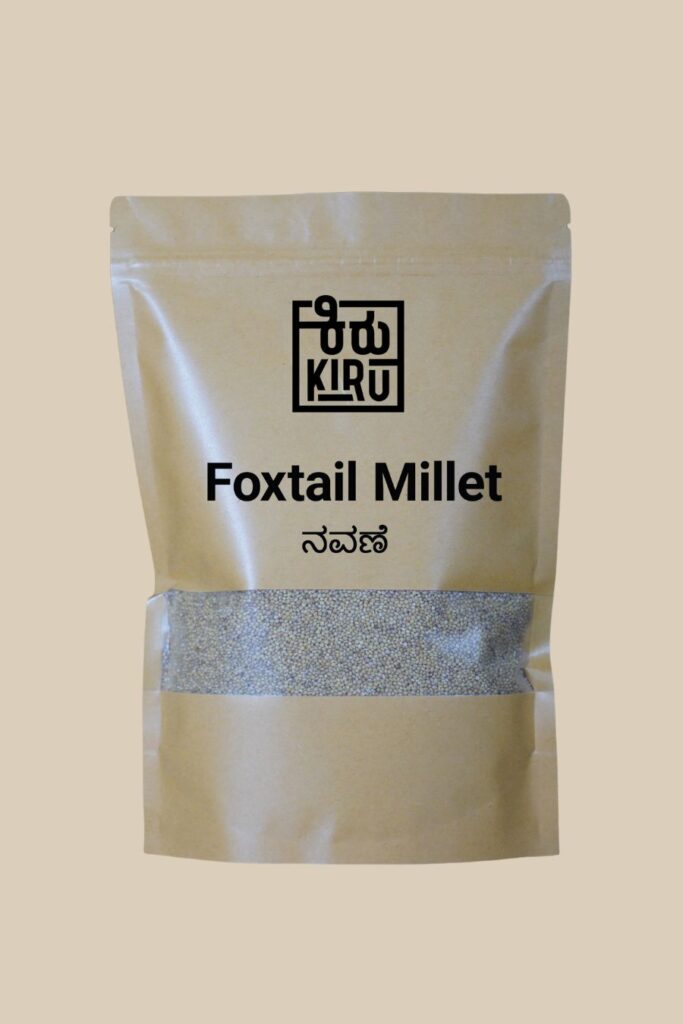 Foxtail millet - Kiru: Millet Snacks